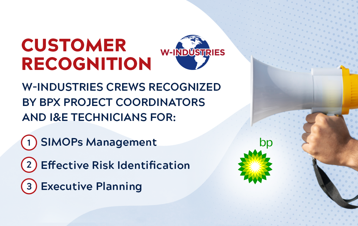 W-Industries recognized by BPX project coordinators - W-Industries