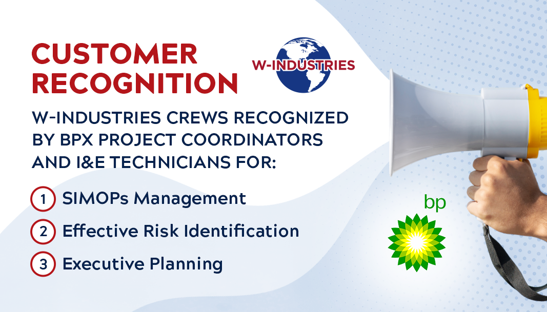 W-Industries recognized by BPX project coordinators - W-Industries
